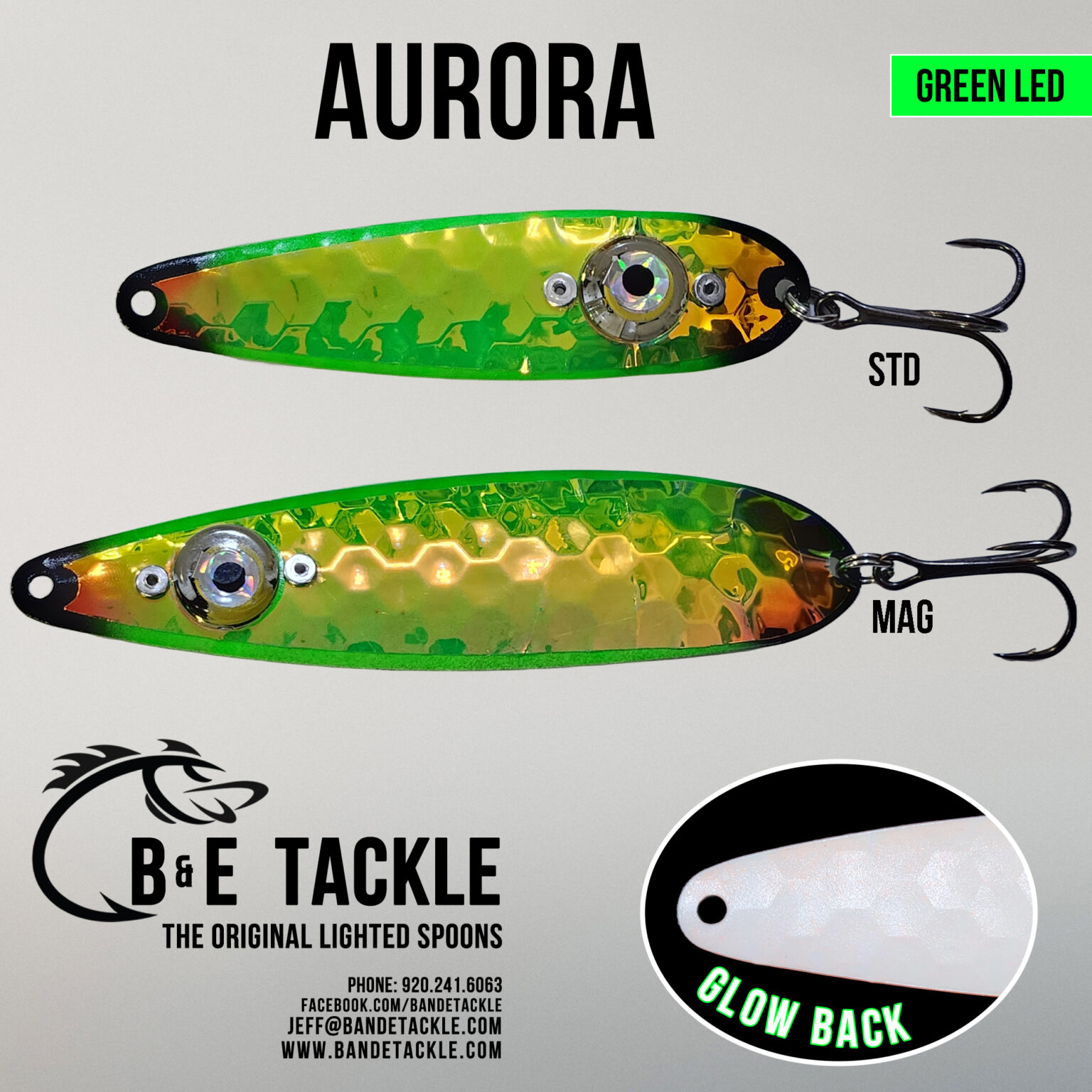 B&E Tackle: The Original LED Lighted Spoons!